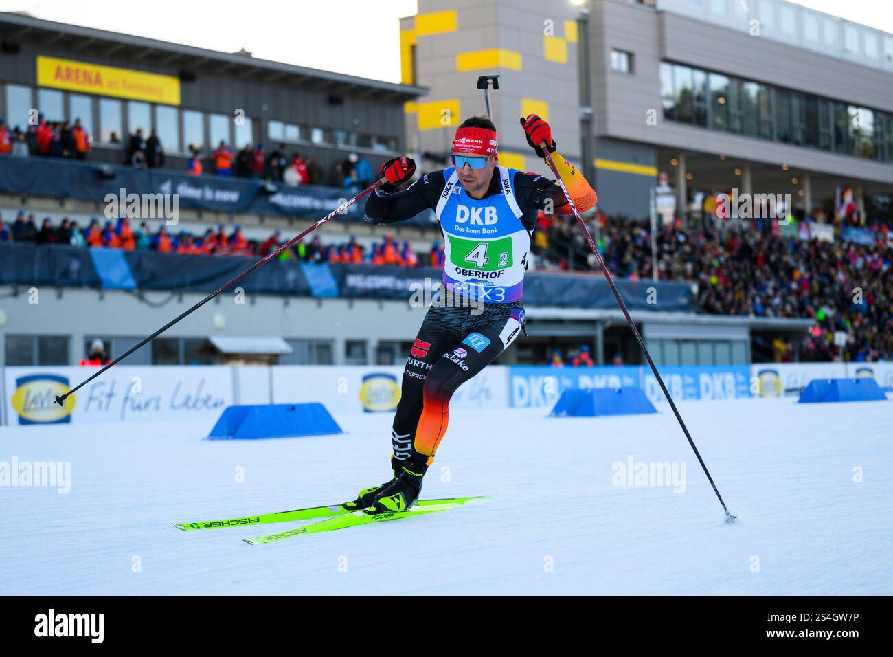 Oberhof, Deutschland. 12th Jan, 2025. Nawrath, Philipp (GER) #4-2 GER ...