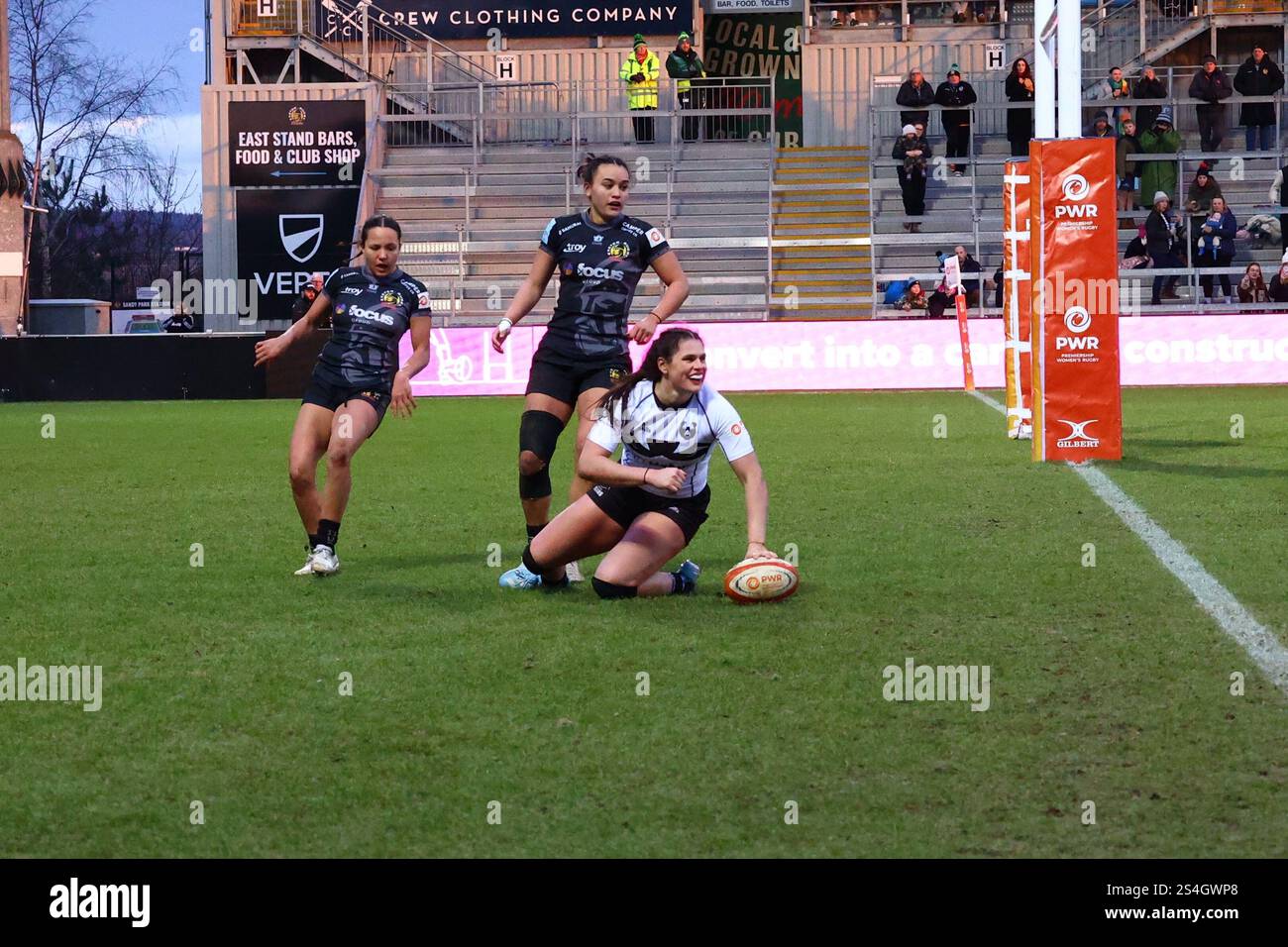 Exeter, Devon, UK. 12th Jan, 2025. PWR Professional Women's Rugby ...