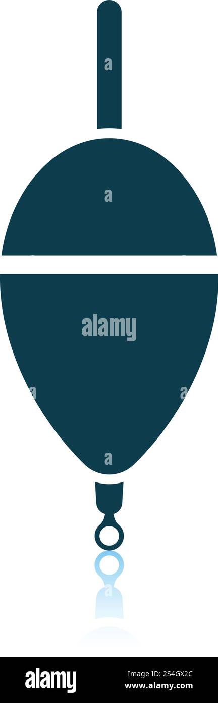 Icon of float . Shadow reflection design. Vector illustration Stock ...