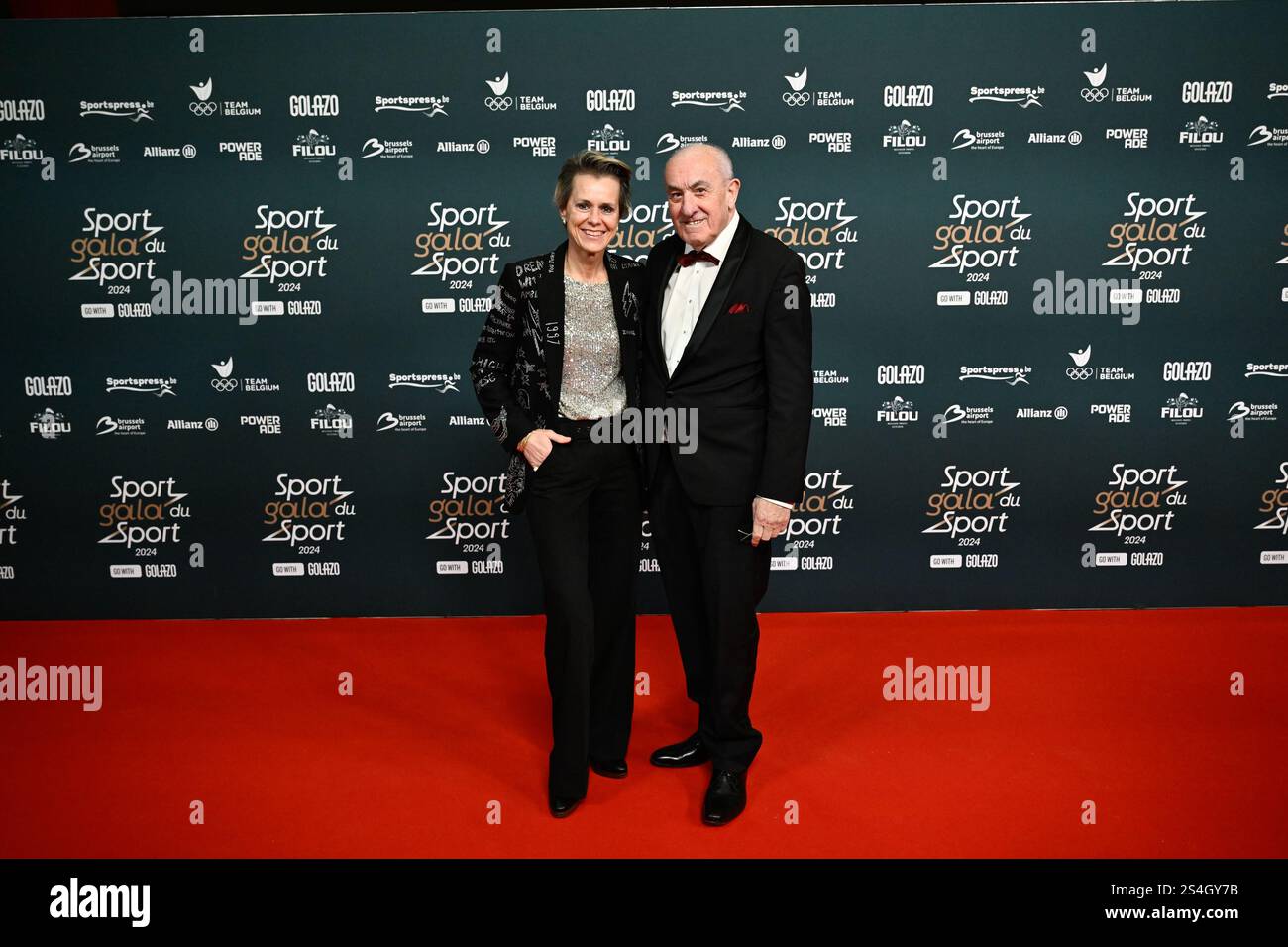 Zaventem, Belgium. 12th Jan, 2025. Former Belgian judoka Gella ...