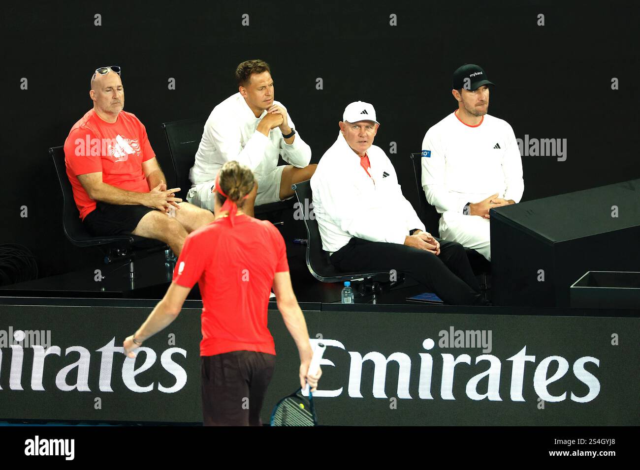 Melbourne, Australia. 12th Jan, 2025. Tennis: Grand Slam - Australian Open, men's singles, 1st ...