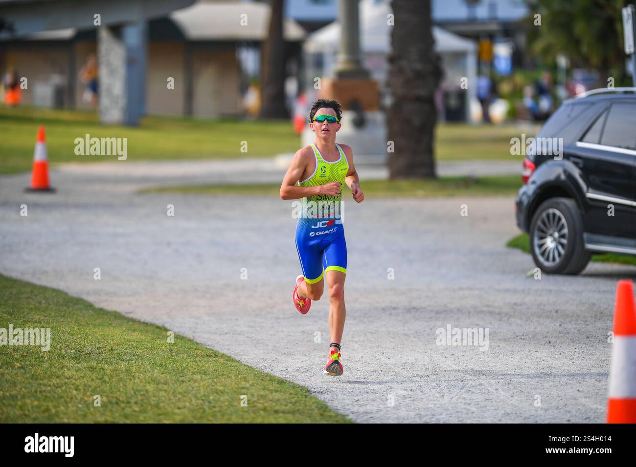 Melbourne, Australia. 12th Jan, 2025. Junior Elite Jake Smith is seen ...
