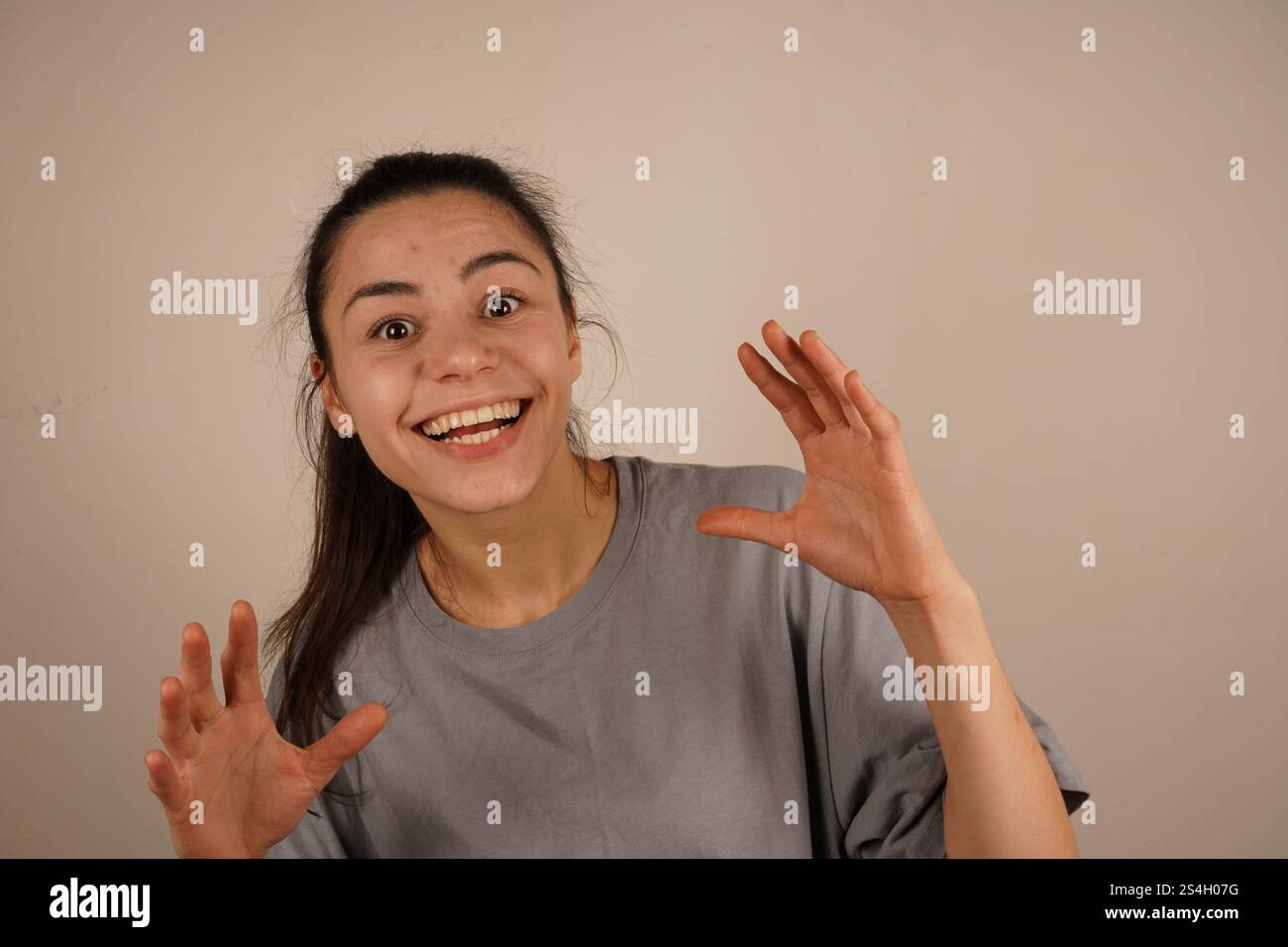 The body language emphasizes the element of unpredictability of the ...