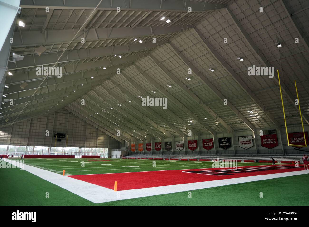 Tampa, United States. 11th Jan, 2025. The Tampa Bay Buccaneers indoor ...