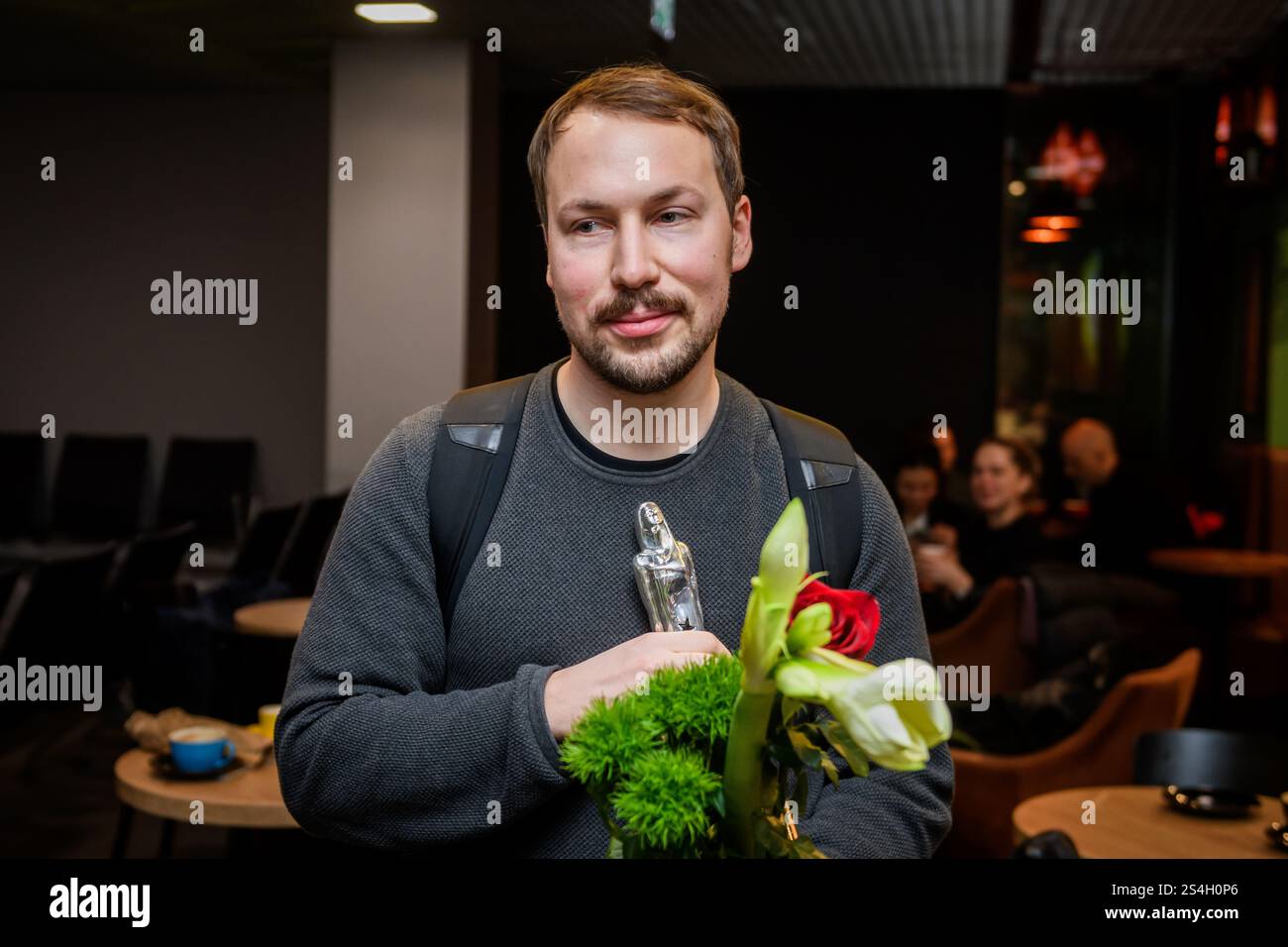 RIGA, LATVIA. 11th January 2025. Gints Zilbalodis, latvian animation ...