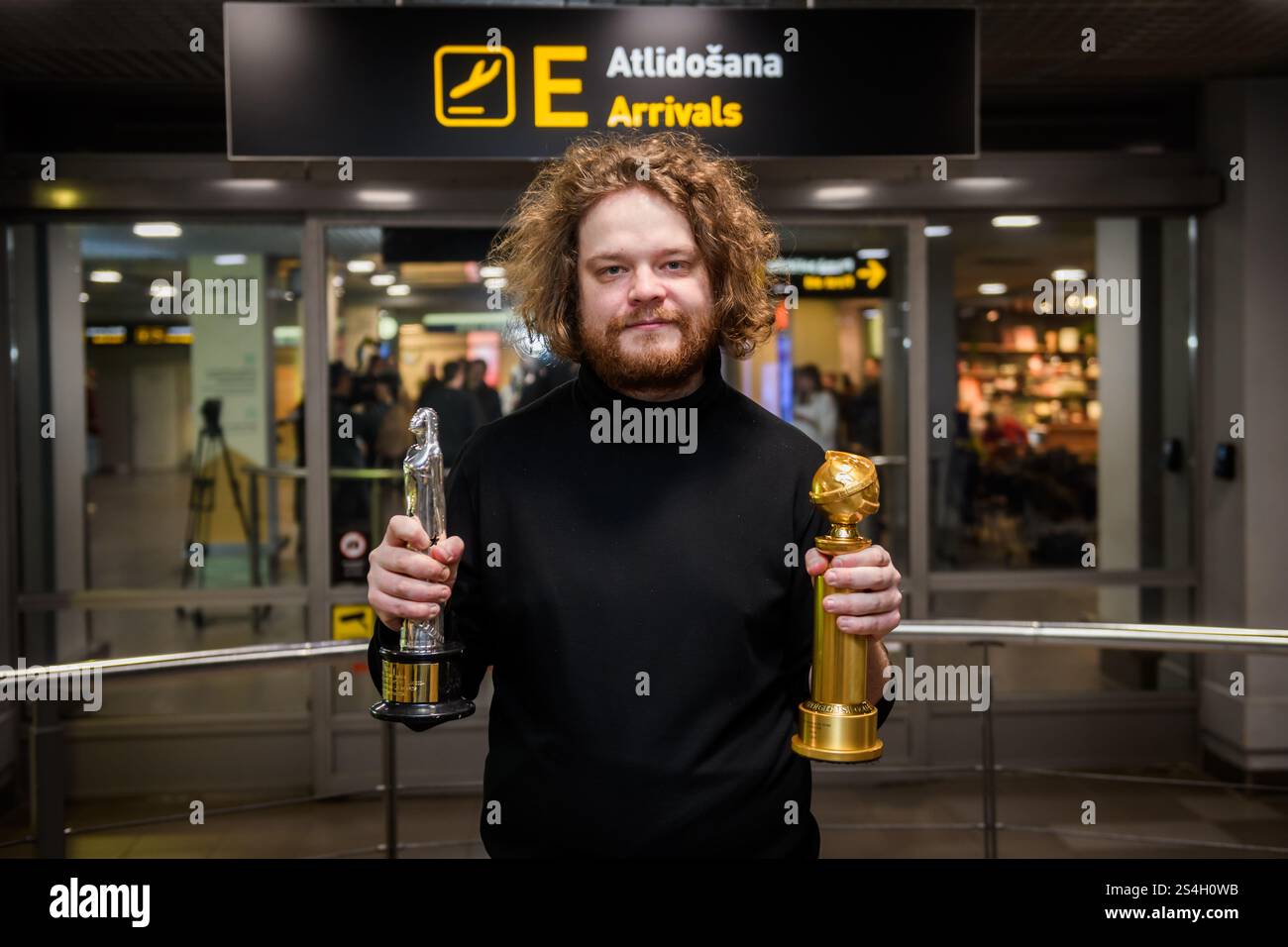 RIGA, LATVIA. 11th January 2025. Matiss Kaza, producer. of animation ...
