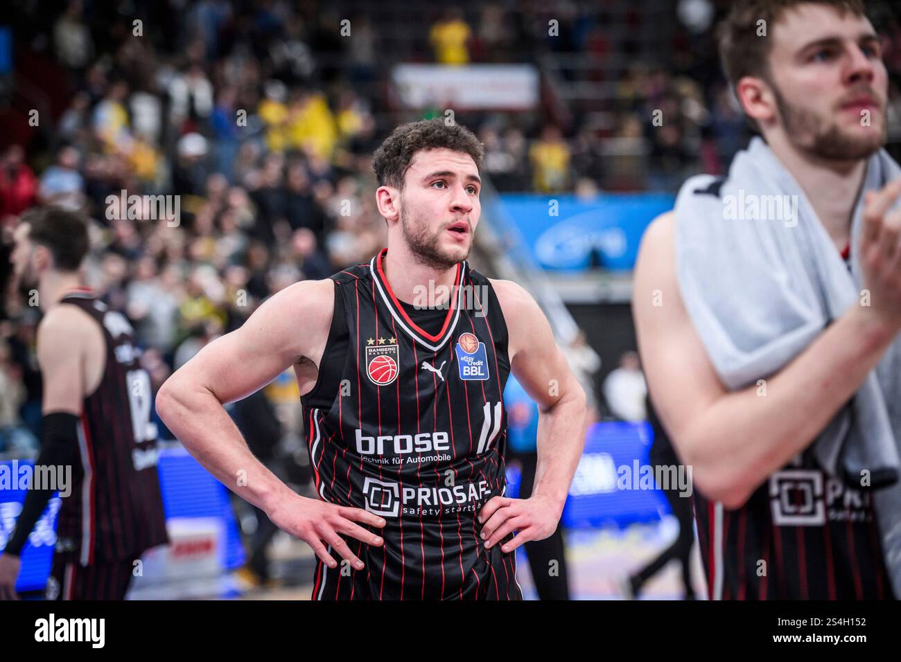 Ludwigsburg, Deutschland. 12th Jan, 2025. Kevin Wohlrath (Bamberg ...