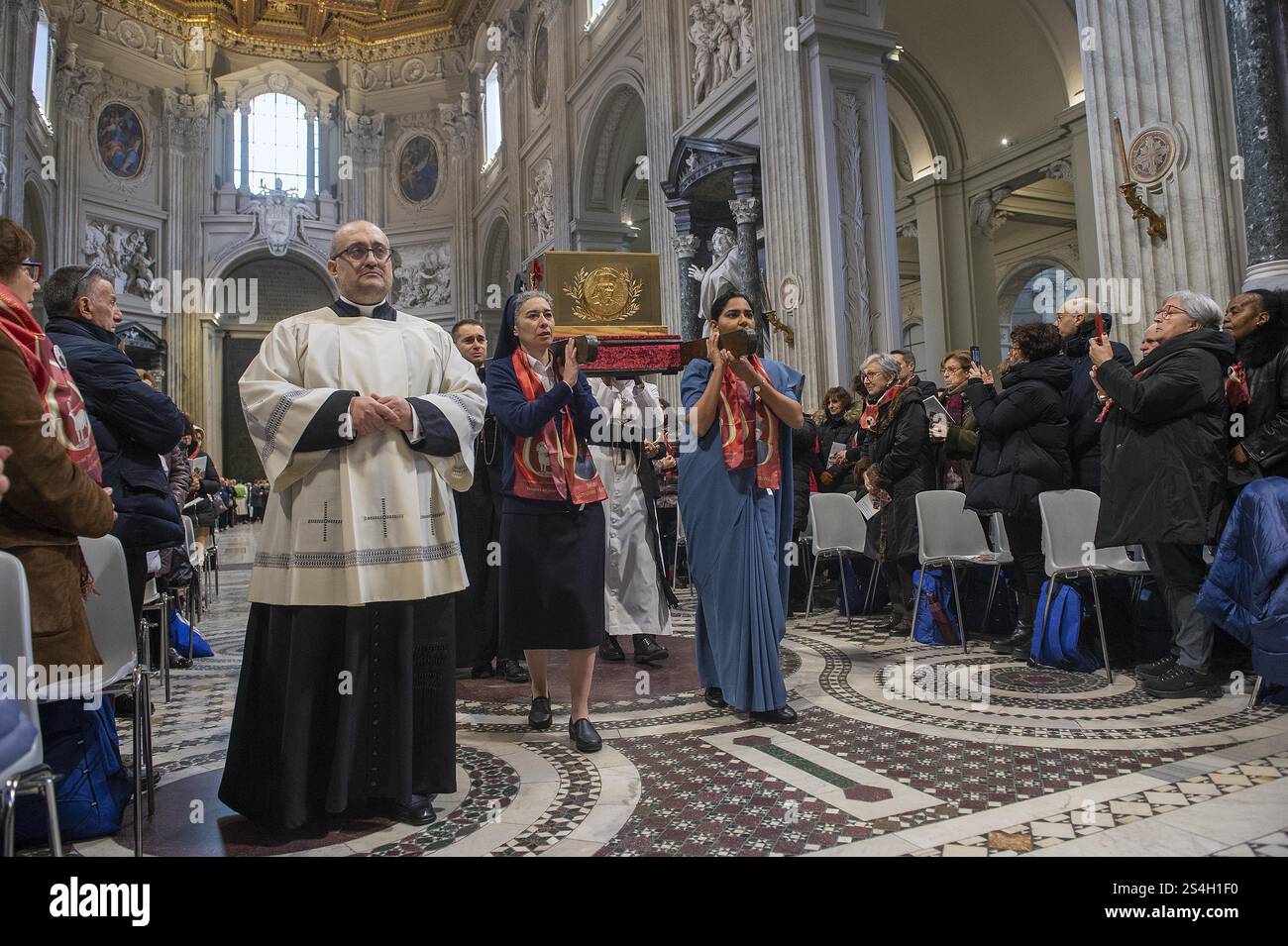 Rome, Italy. 12th Jan, 2025. **NO LIBRI** Italy, Rome, 2025/1/12 . Card ...