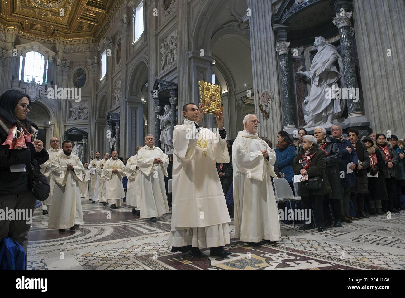 Rome, Italy. 12th Jan, 2025. **NO LIBRI** Italy, Rome, 2025/1/12 . Card ...