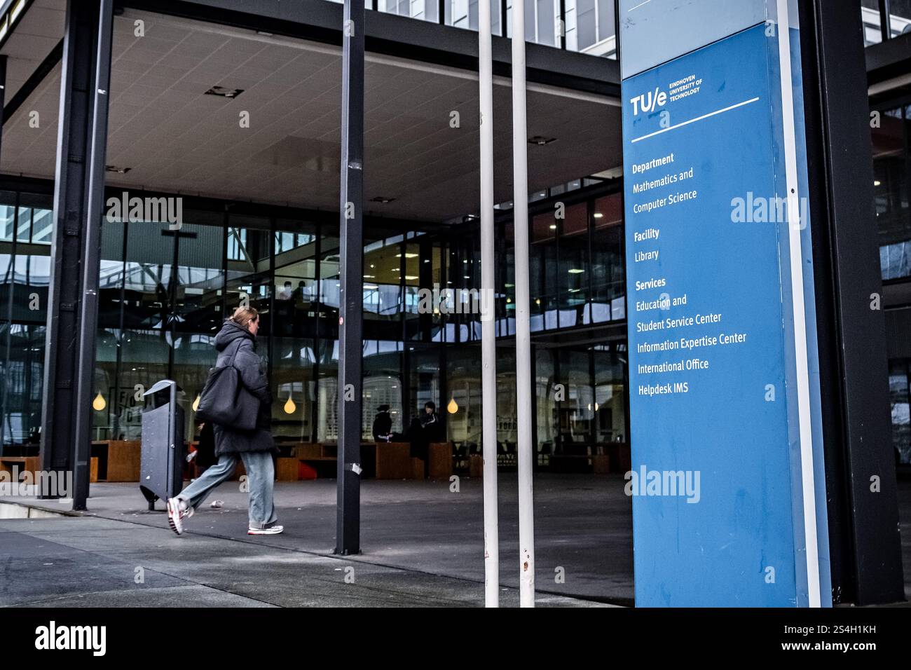 EINDHOVEN - An exterior of TU Eindhoven in Eindhoven, the Netherlands, 12 January 2025. The ...