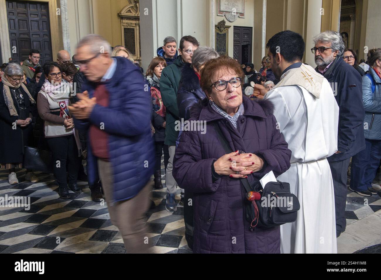 Rome, Italy. 12th Jan, 2025. **NO LIBRI** Italy, Rome, 2025/1/12 . Card ...