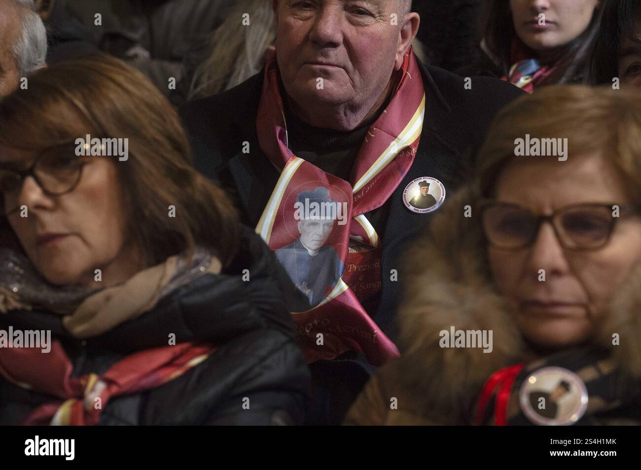 Rome, Italy. 12th Jan, 2025. **NO LIBRI** Italy, Rome, 2025/1/12 . Card ...