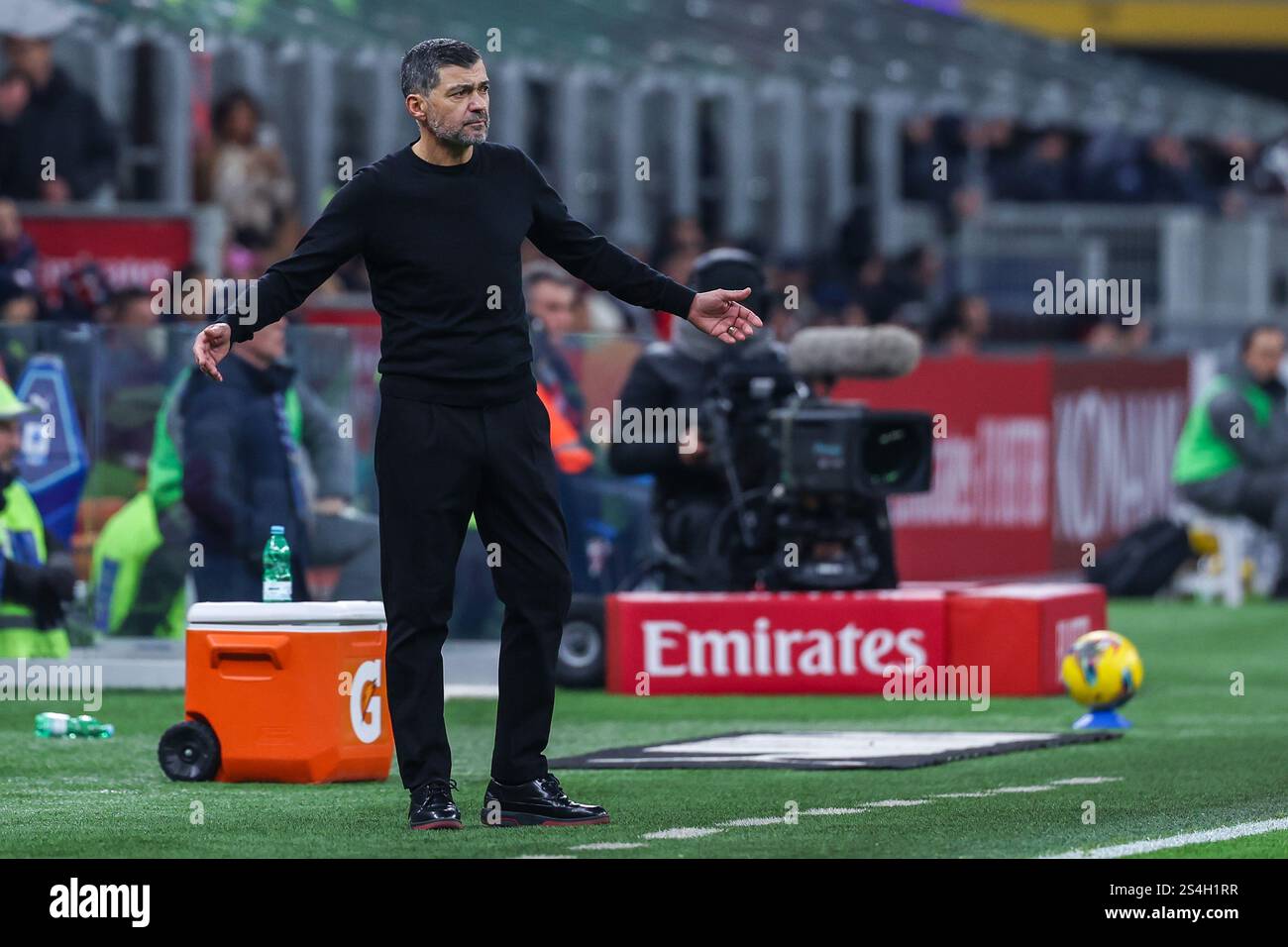 Milan, Italy. 11th Jan, 2025. Sergio Conceicao Head Coach of AC Milan ...