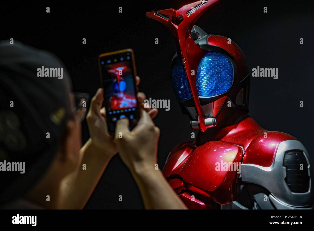 January 12, 2025, Kuala Lumpur, Kuala Lumpur, Malaysia: A fanatic fans ...