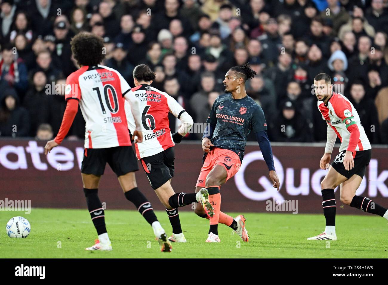 ROTTERDAM - Sebastien Haller of FC Utrecht during the Dutch Eredivisie match between Feyenoord ...