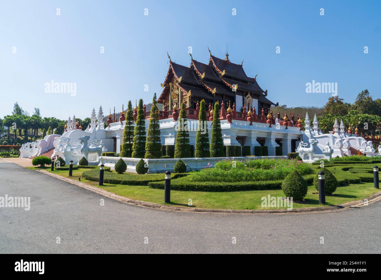 Royal Flora Ratchaphruek Garden Chiang Mai in Thailand Stock Photo - Alamy