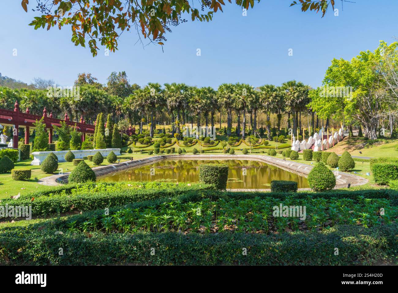 Royal Flora Ratchaphruek Garden Chiang Mai in Thailand Stock Photo - Alamy