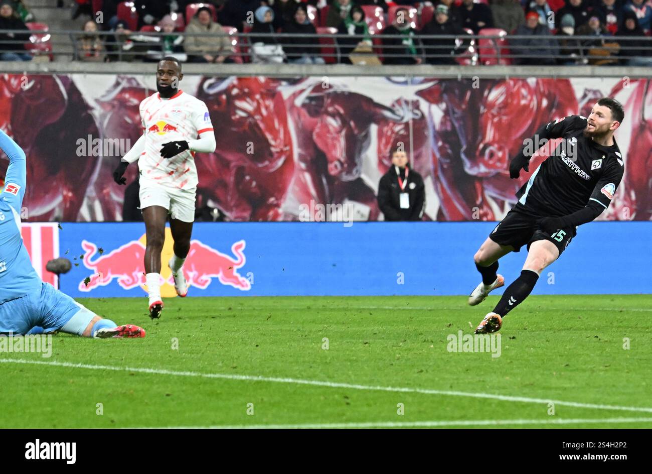 Leipzig, Deutschland. 12th Jan, 2025. 12.01.2025, Red Bull Arena ...