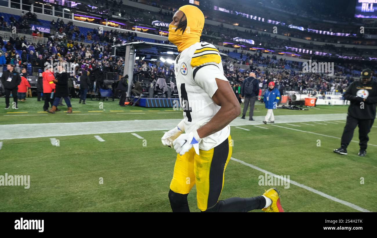 Baltimore, MD, USA. 11th Jan, 2025. George Pickens #14 during the ...