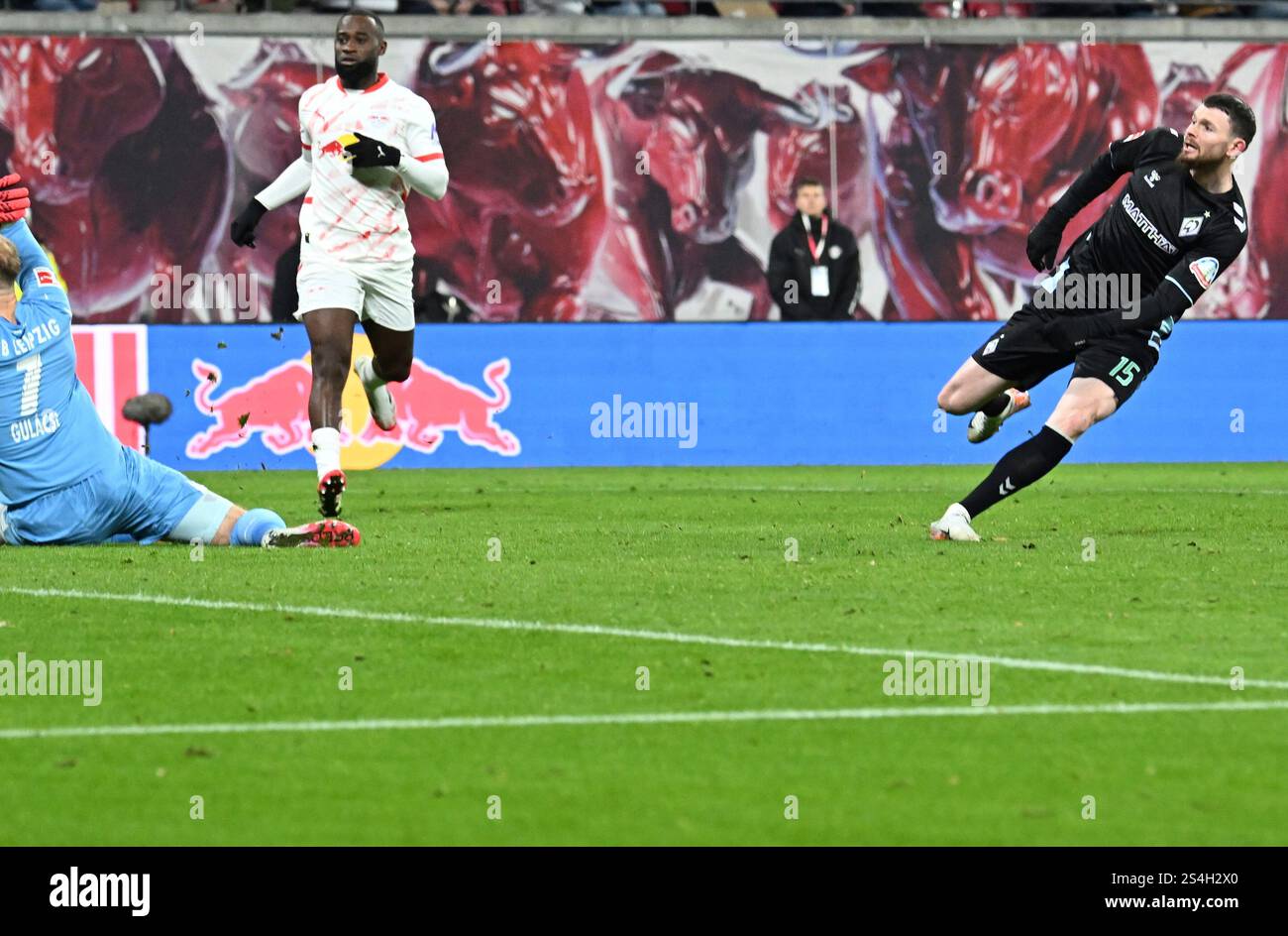 Leipzig, Deutschland. 12th Jan, 2025. 12.01.2025, Red Bull Arena ...
