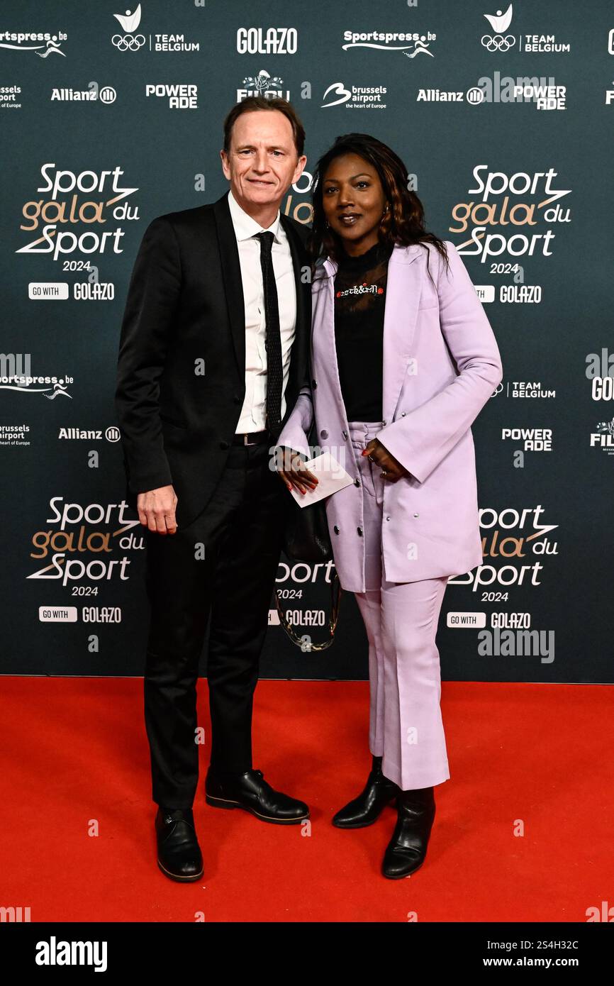 Zaventem, Belgium. 12th Jan, 2025. BOIC - COIB chairman Jean-Michel ...