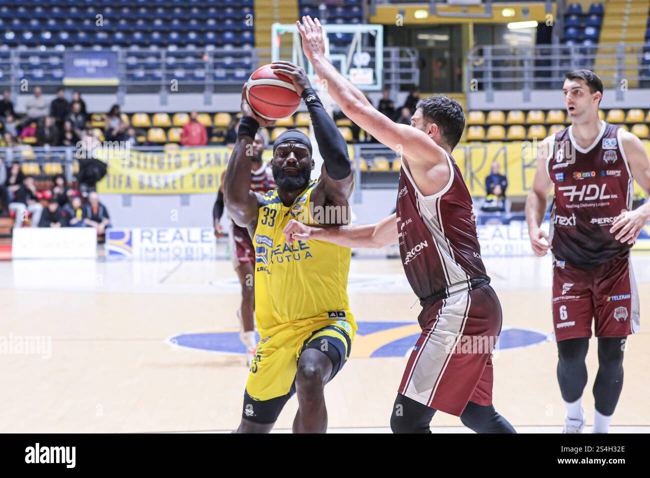 Torino, Italy. 12th Jan, 2025. #33 Ife Ajayi (Reale Mutua Basket Torino ...