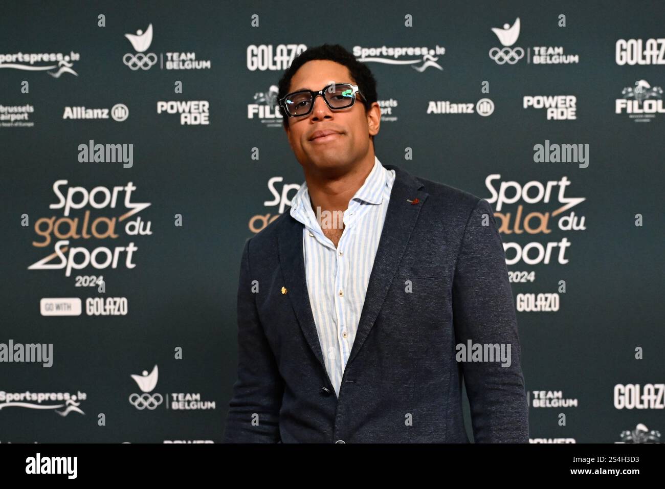 Zaventem, Belgium. 12th Jan, 2025. Belgian boxer Victor Schelstraete ...