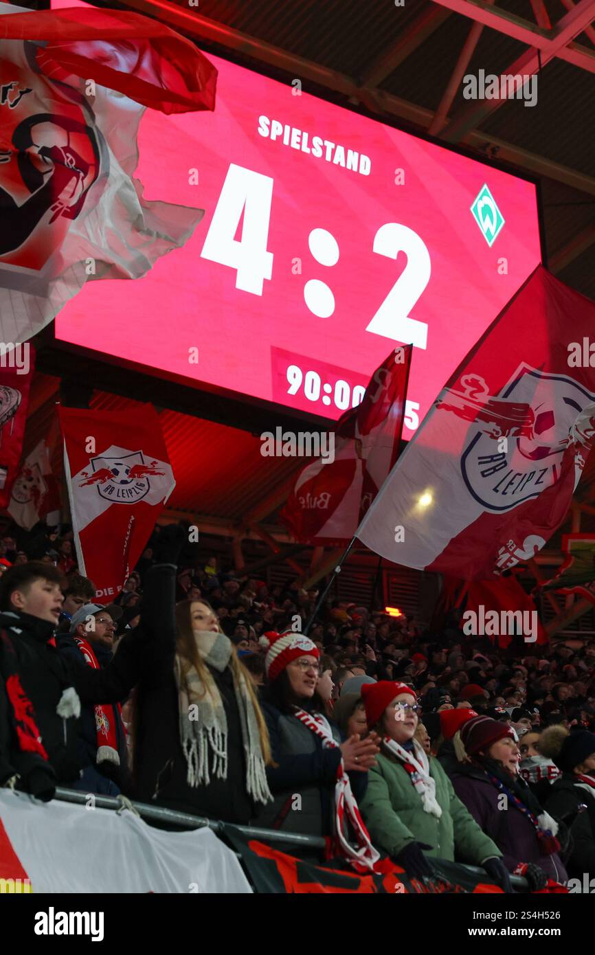 Leipzig, Germany. 12th Jan, 2025. Soccer: Bundesliga, RB Leipzig ...