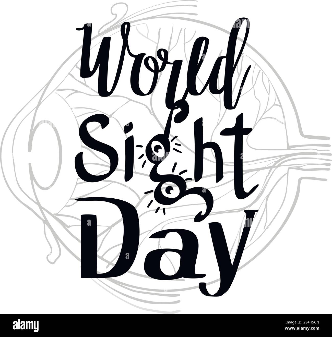 Sight day concept background. Simple illustration of sight day vector ...