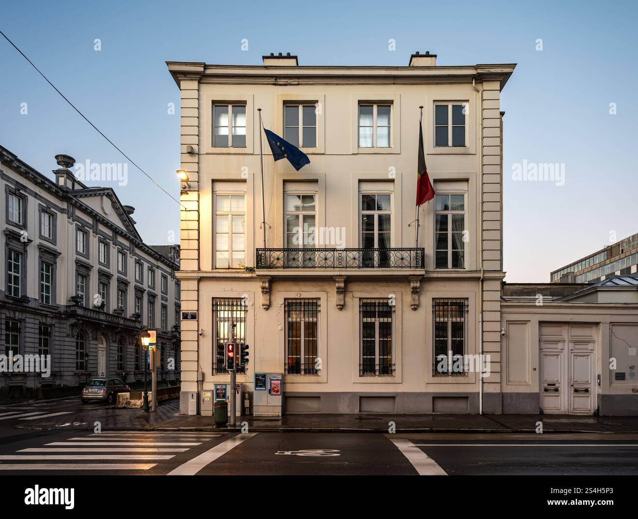 The Center for Cyber Security Belgium or CCB, rue de la Loi, Brussels ...