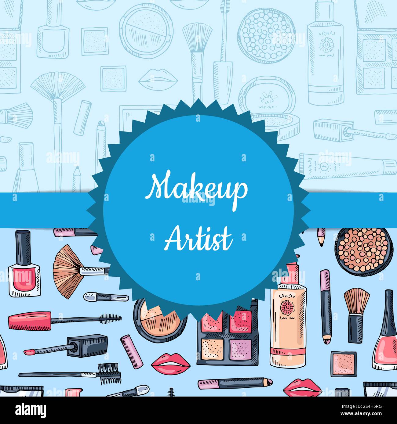 Half lipstick Stock Vector Images - Alamy