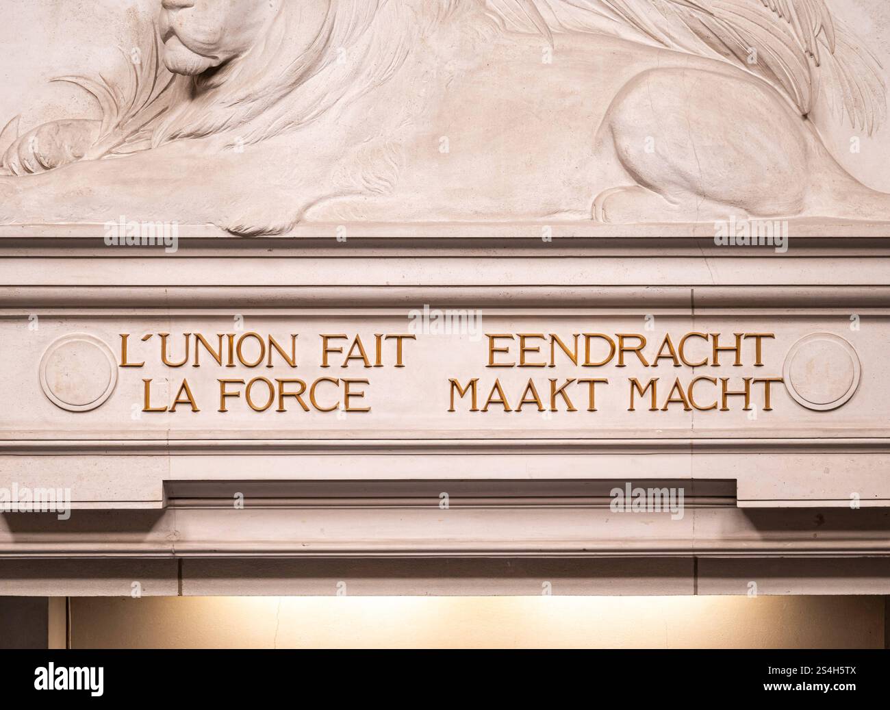 L union fait la Force, Eendracht maakt macht meaning Unity makes ...