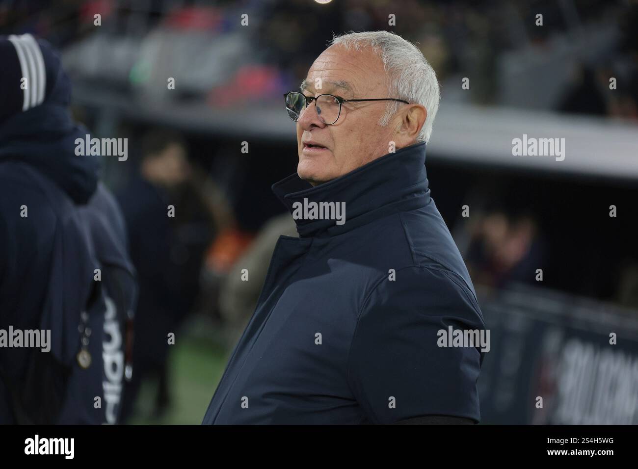 Roma's head coach Claudio Ranieri looks on before a Serie A soccer ...