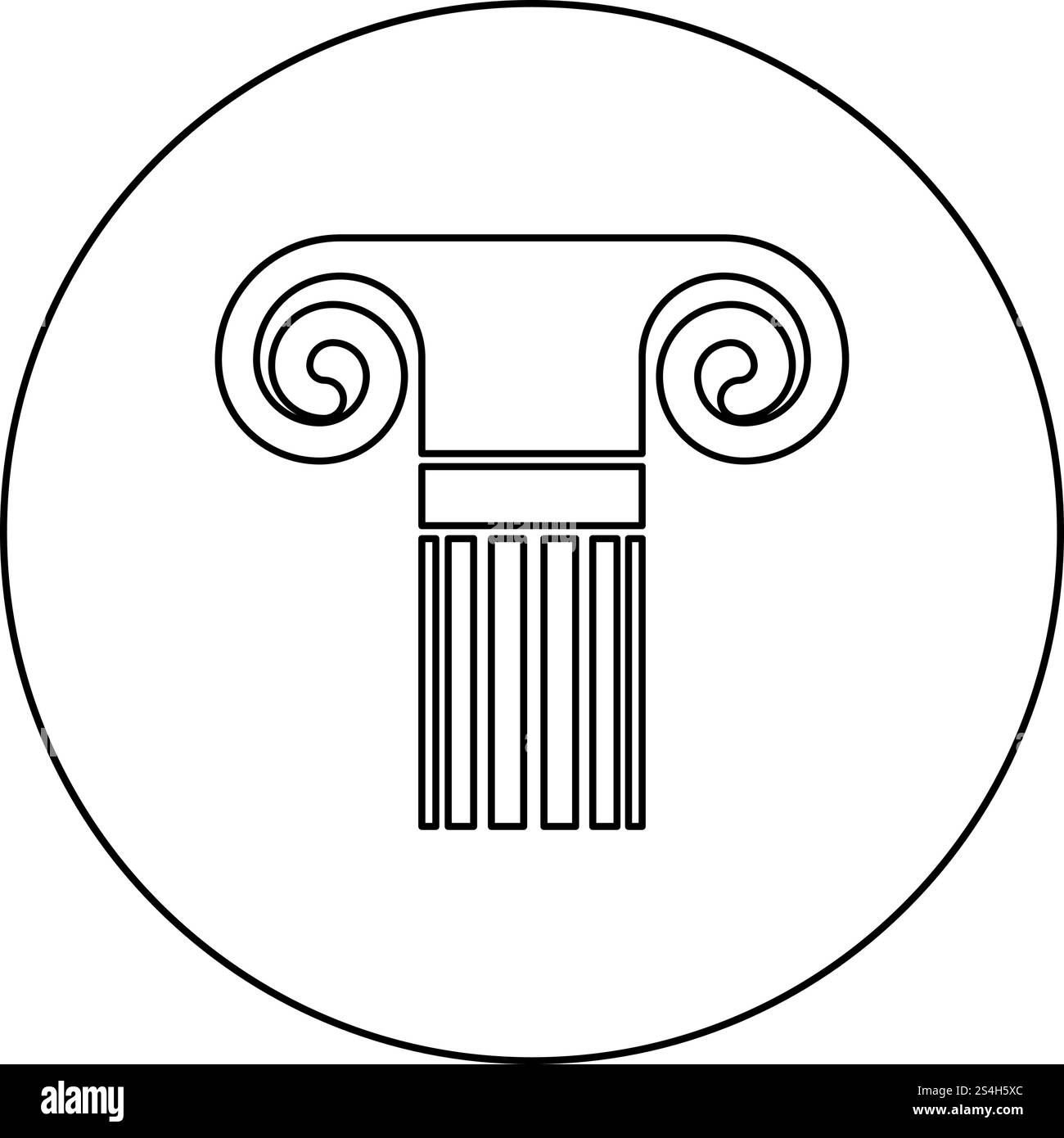 Column ancient style Antique classical column architecture element Pillar Greek roman column ...