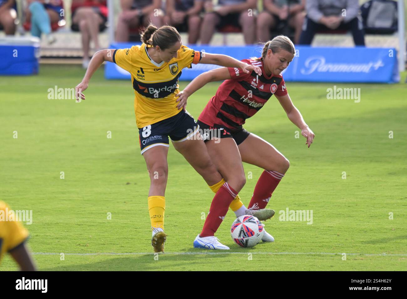 Rooty Hills, Australia. 12th Jan, 2025. Bianca Rose Galic (L) of ...
