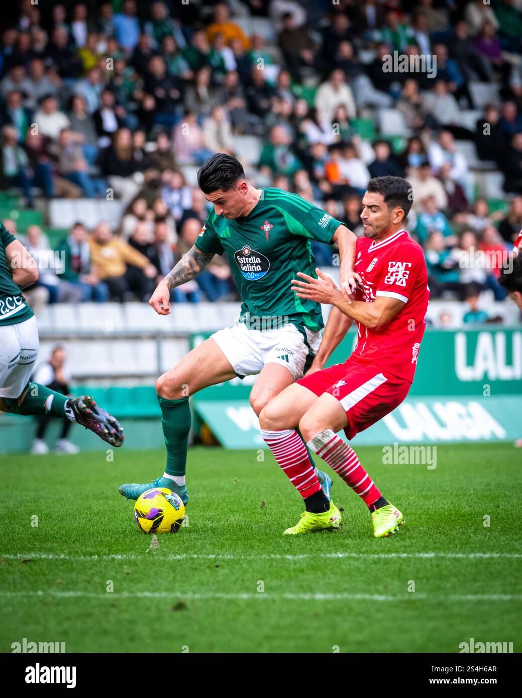 Ferrol, Spain. 11 January, 2025. Liga Hypermotion, Racing Club Ferrol ...