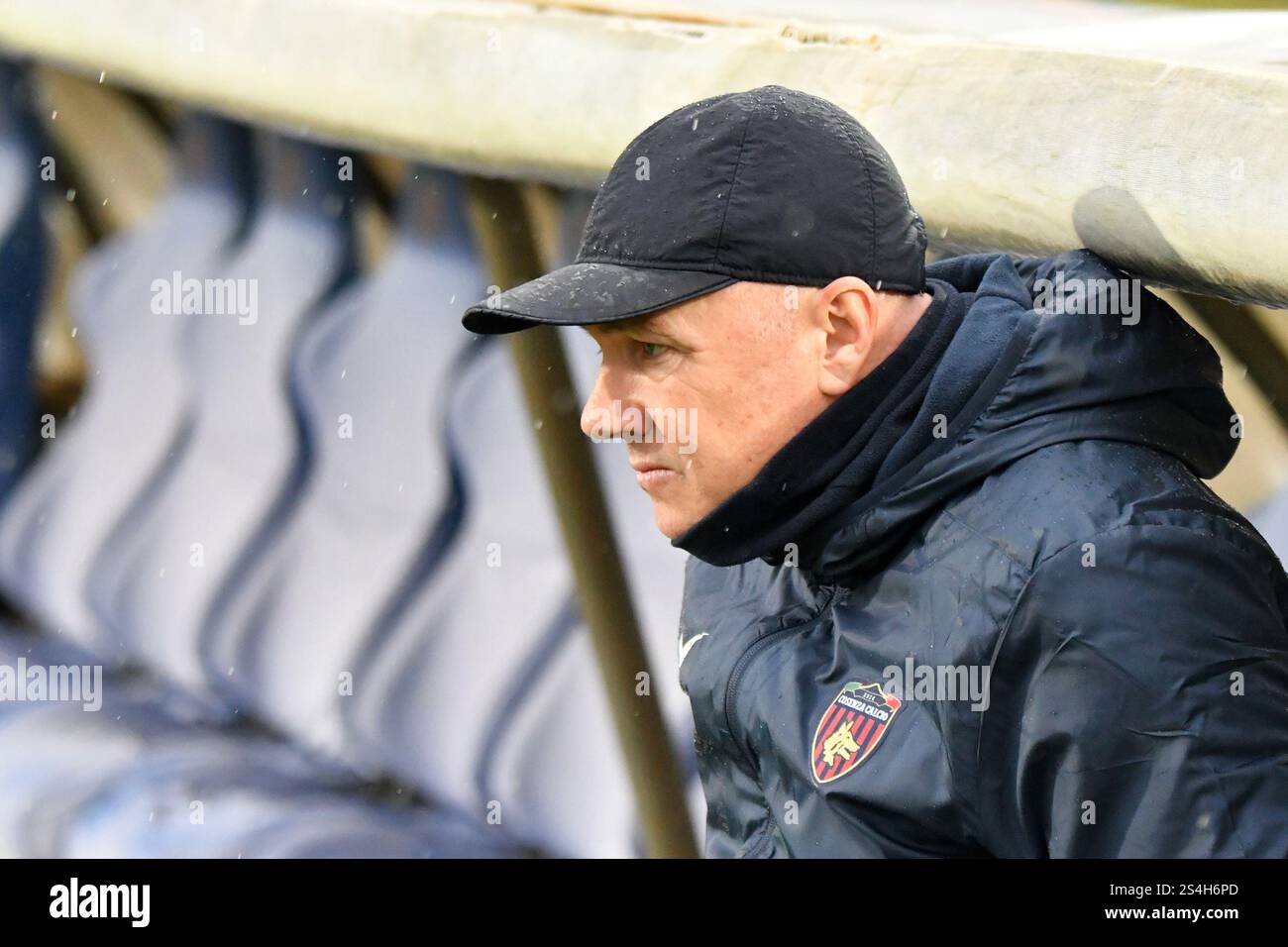Cosenza, Italy. 12th Jan, 2025. Massimiliano Alvini during Cosenza 1914 ...