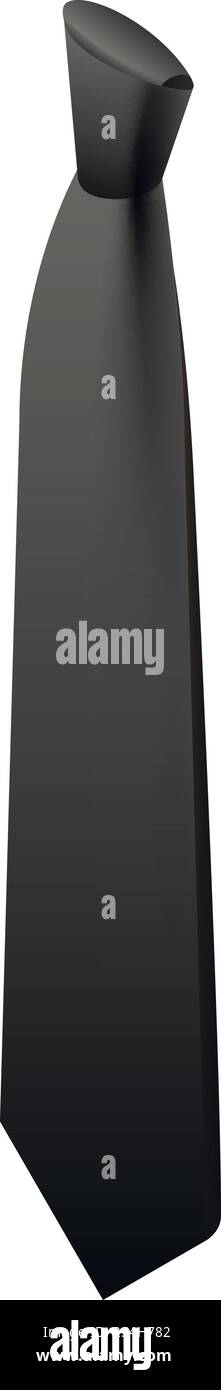 Black tie icon. Isometric of black tie vector icon for web design ...