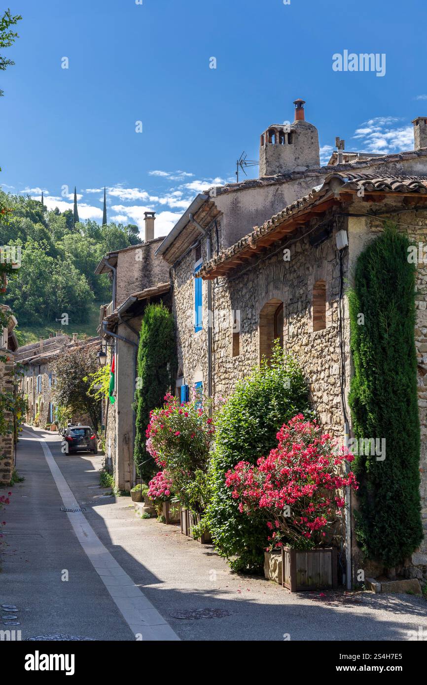 Saou, in the Drôme department, southeastern France, door of Provence ...