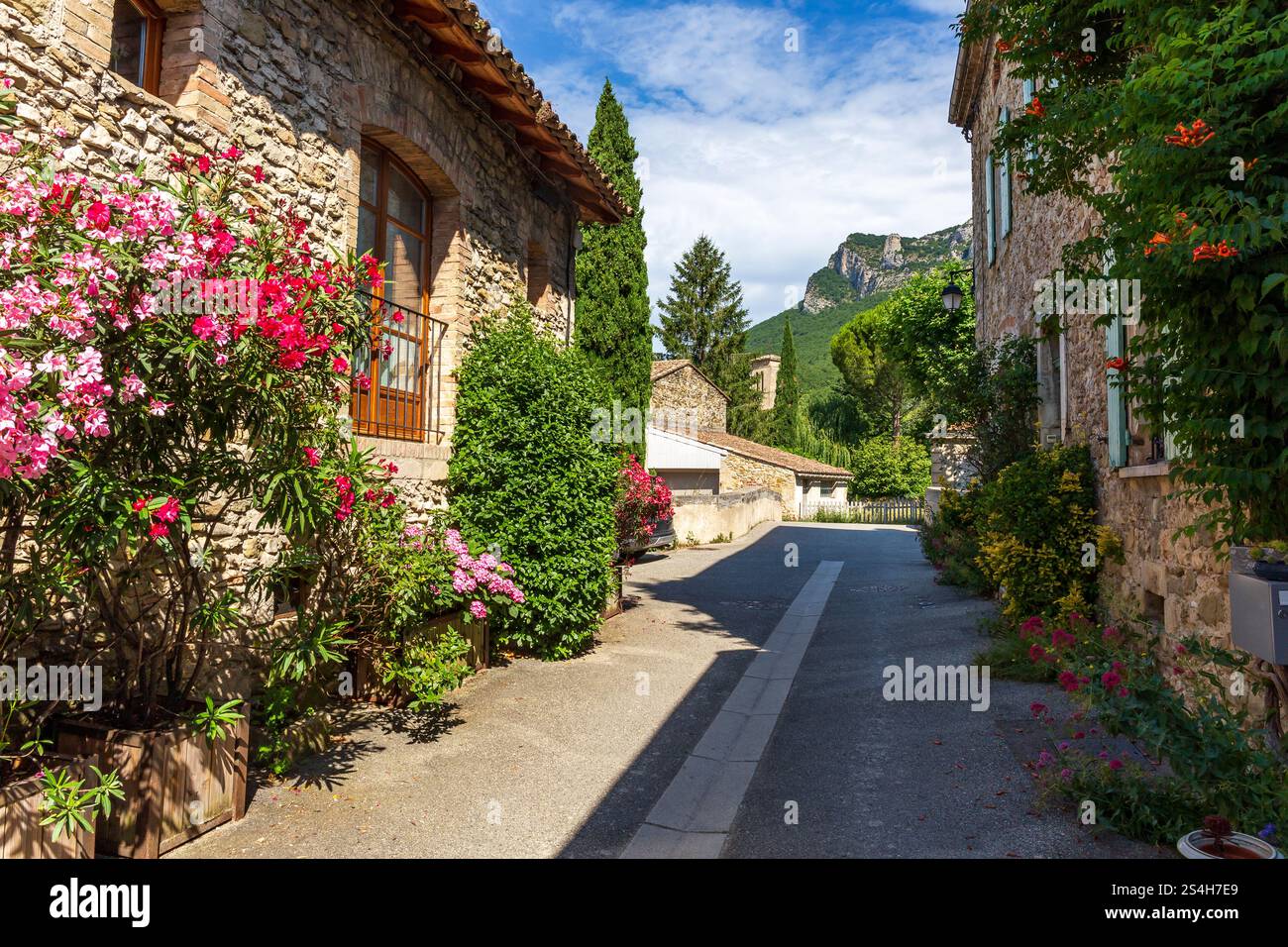 Saou, in the Drôme department, southeastern France, door of Provence ...
