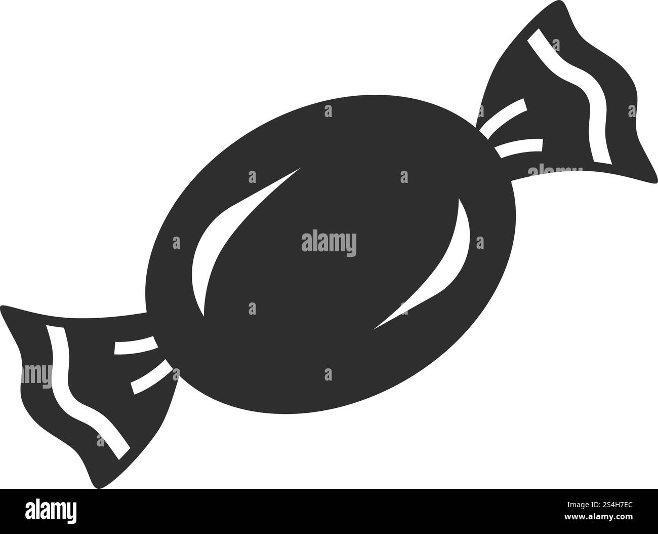 Candy bonbon icon. Simple illustration of candy bonbon vector icon for web design isolated on ...