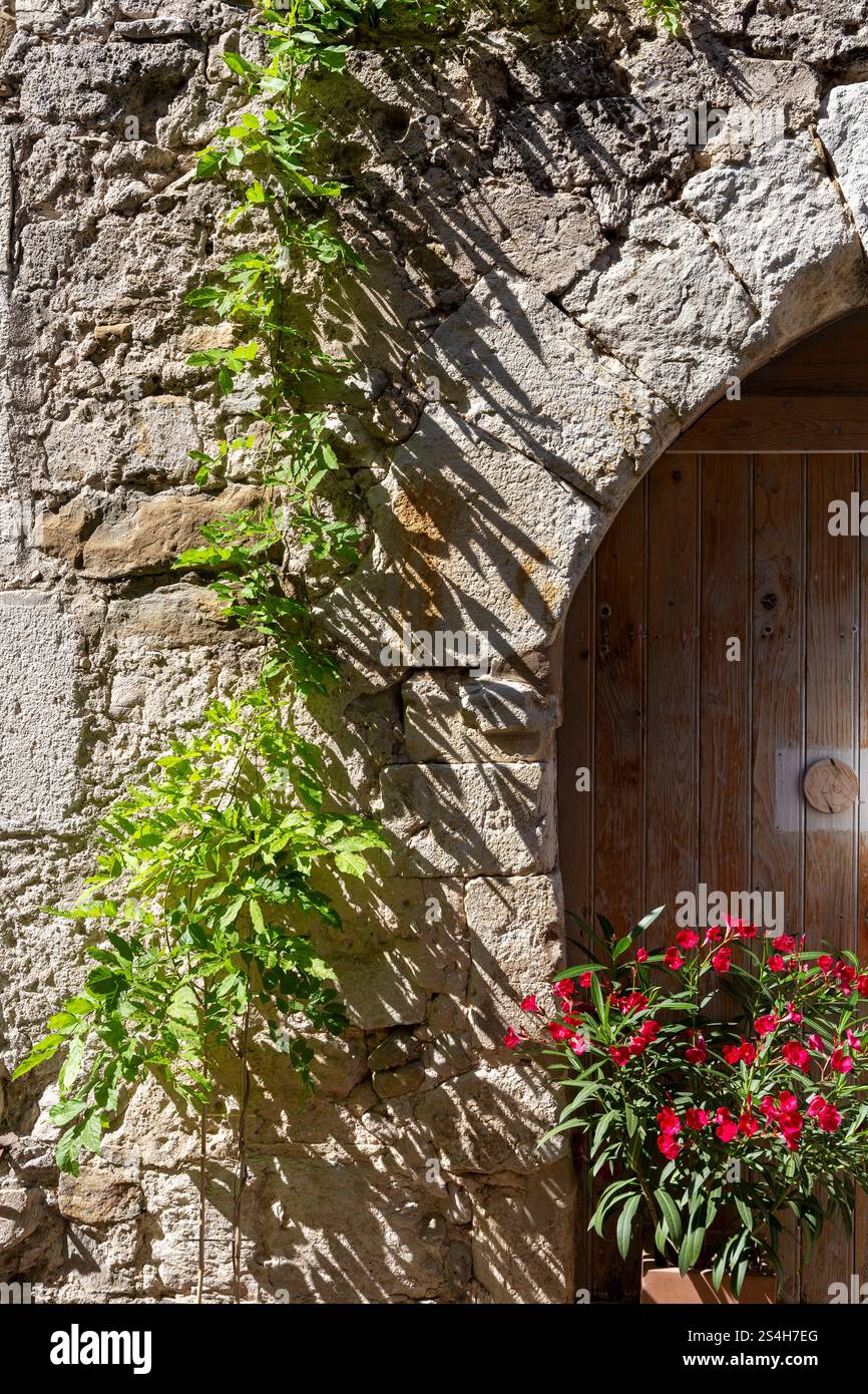 Saou, in the Drôme department, southeastern France, door of Provence ...