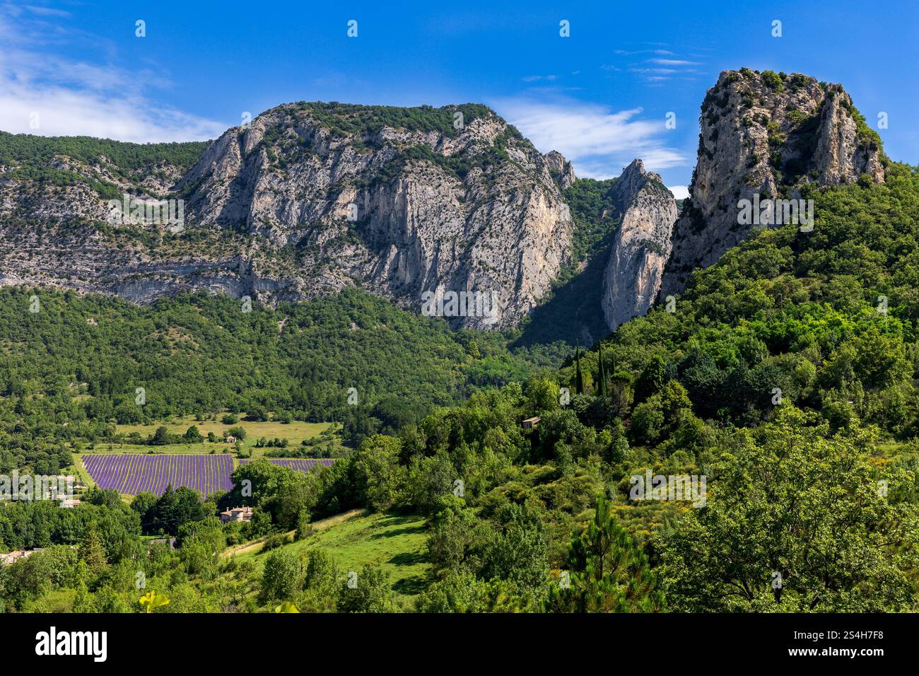 Saou, in the Drôme department, southeastern France, door of Provence ...