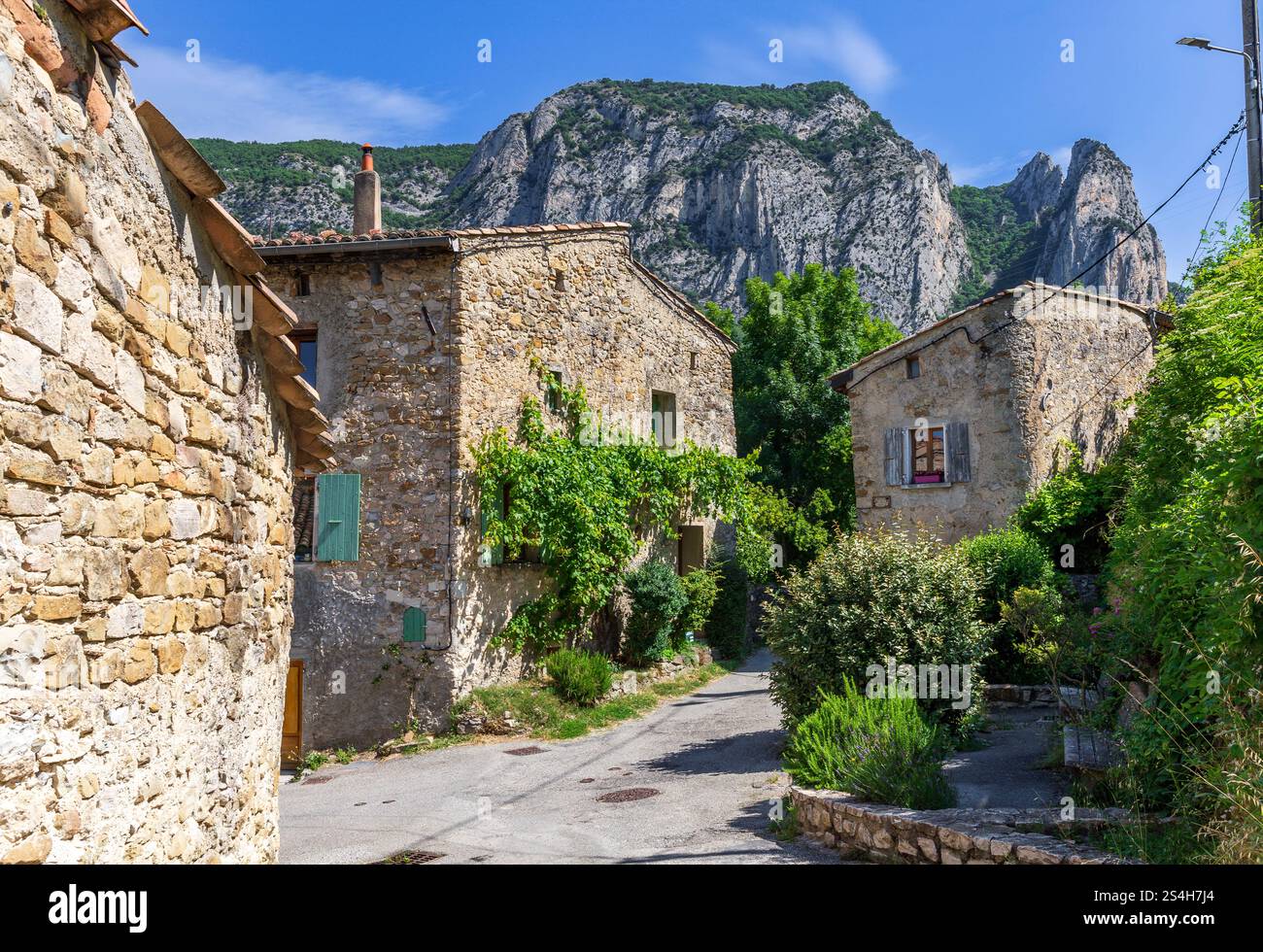 Saou, in the Drôme department, southeastern France, door of Provence ...
