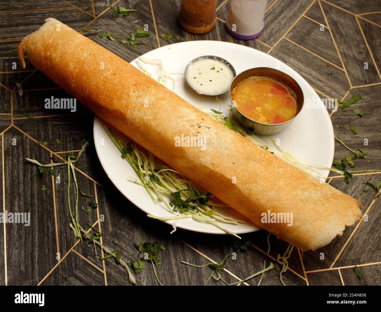 masala dosa Indian Food images Stock Photo - Alamy