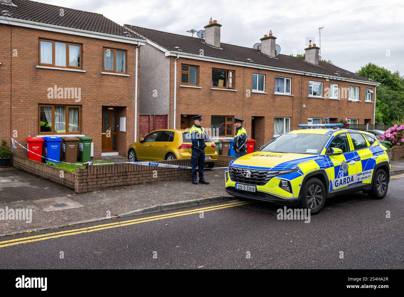 An Garda Siochana crime scene in Cork City, Ireland Stock Photo - Alamy