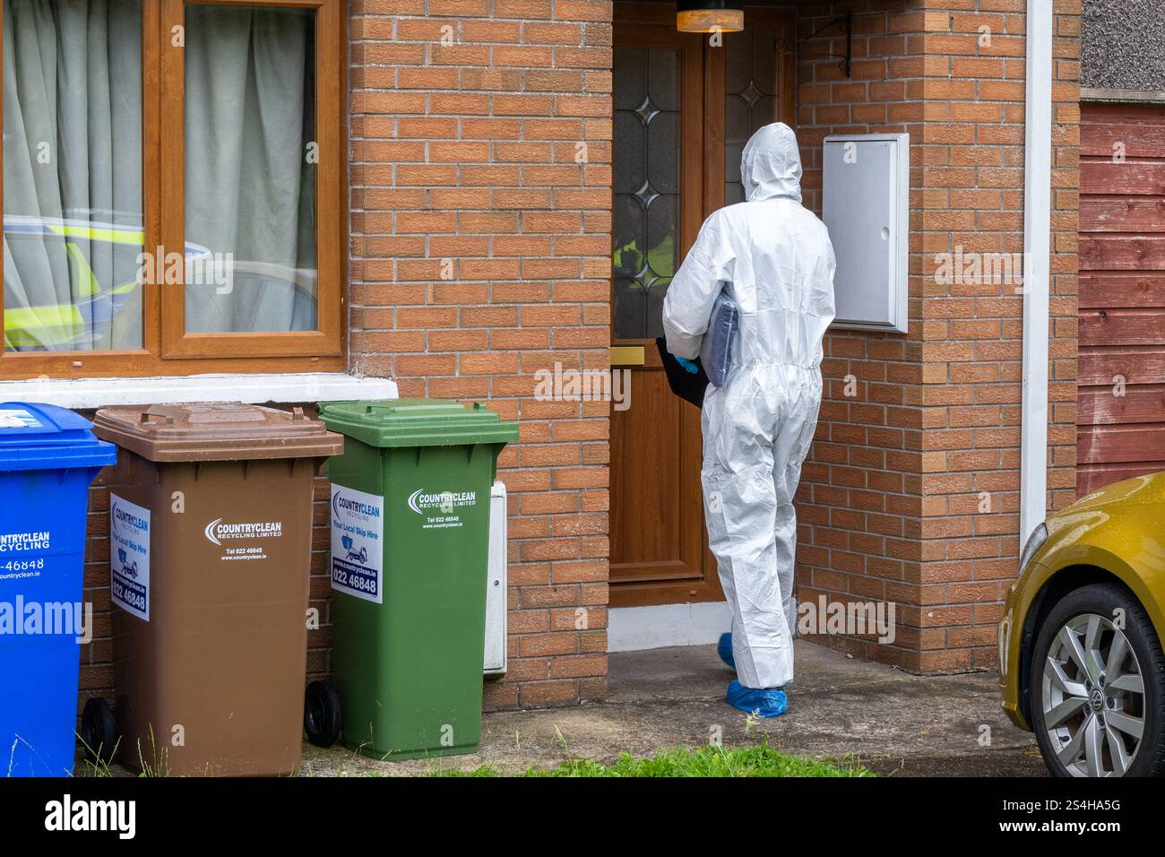 An Garda Siochana crime scene in Cork City, Ireland Stock Photo - Alamy