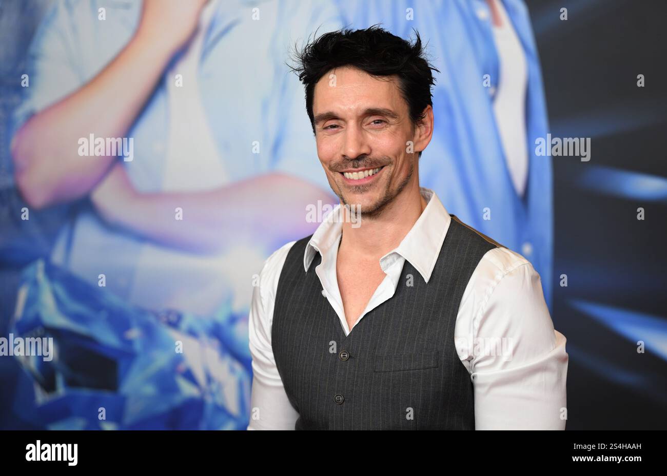 12 January 2025, Bavaria, Munich: Actor Philipp Christopher stands on ...