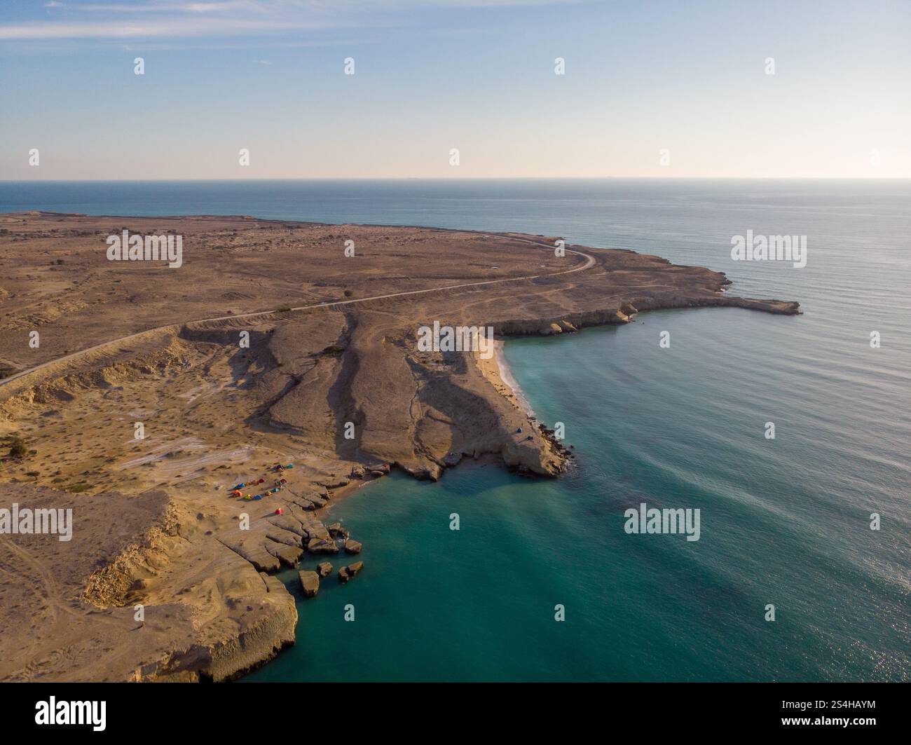 Beautiful beach in Hengam Island, in Persian Gulf of Iran Stock Photo ...