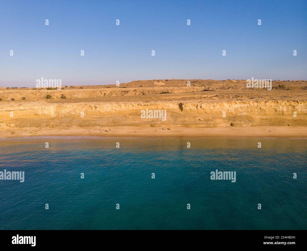 Beautiful beach in Hengam Island, in Persian Gulf of Iran Stock Photo ...